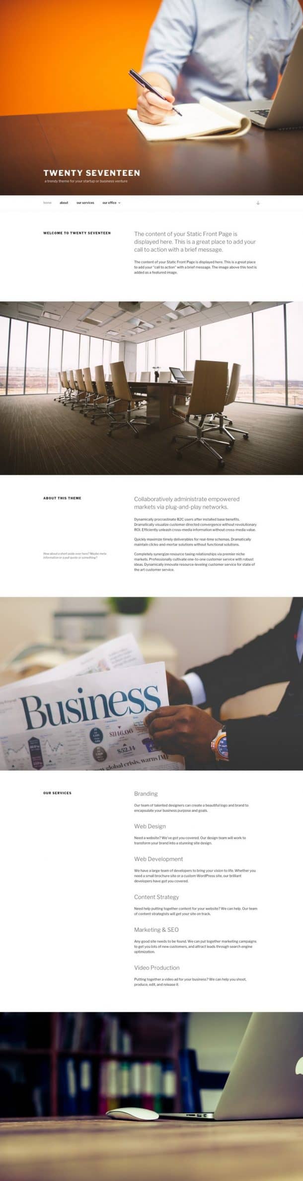 A Sneak Peek at Twenty Seventeen Theme in WordPress 4.7 A Sneak Peek at Twenty Seventeen Theme in WordPress 4.7