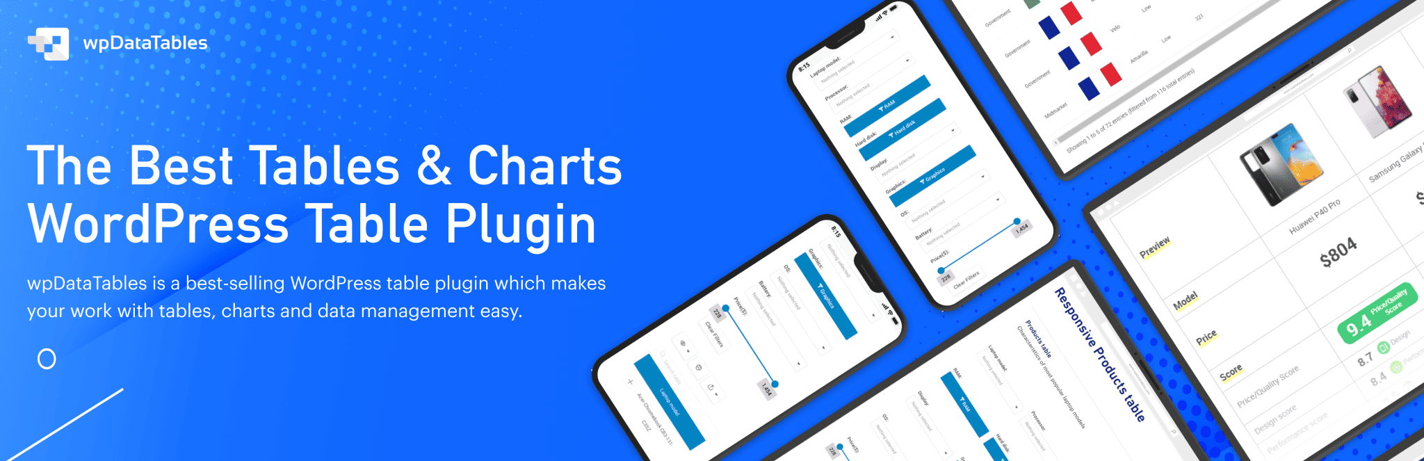 10 Most Compatible WordPress Table Plugins Going into 2019