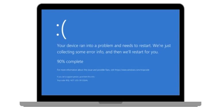 How to Fix IRQL_NOT_LESS_OR_EQUAL Blue Screen Error?
