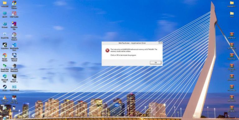 How to Fix WerFault.exe Application Error on Windows?